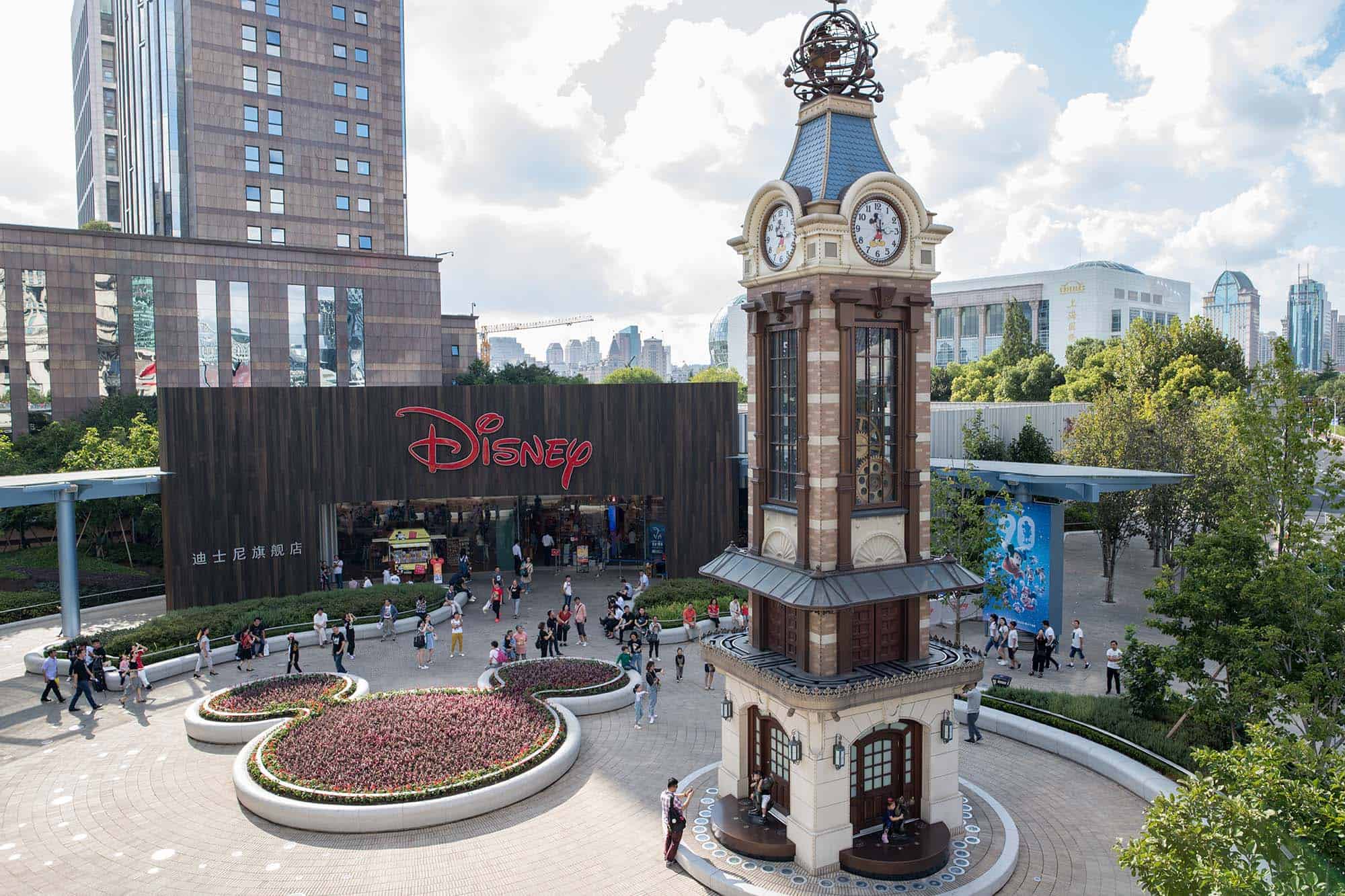 Disney Store Shanghai - Outdoor Plaza Clock Tower - McLaren Engineering ...