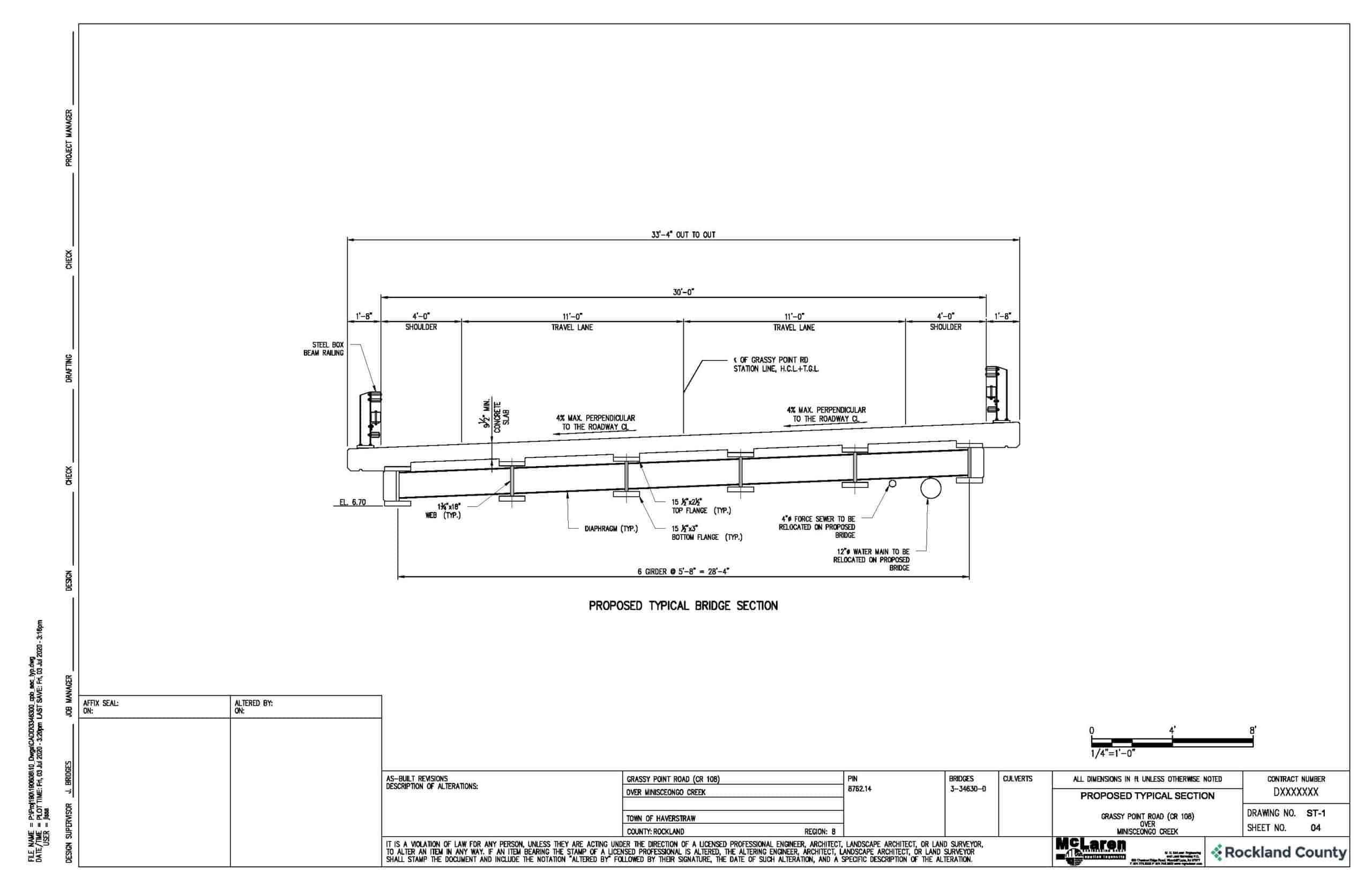 Grassy Point Road Bridge - McLaren Engineering Group