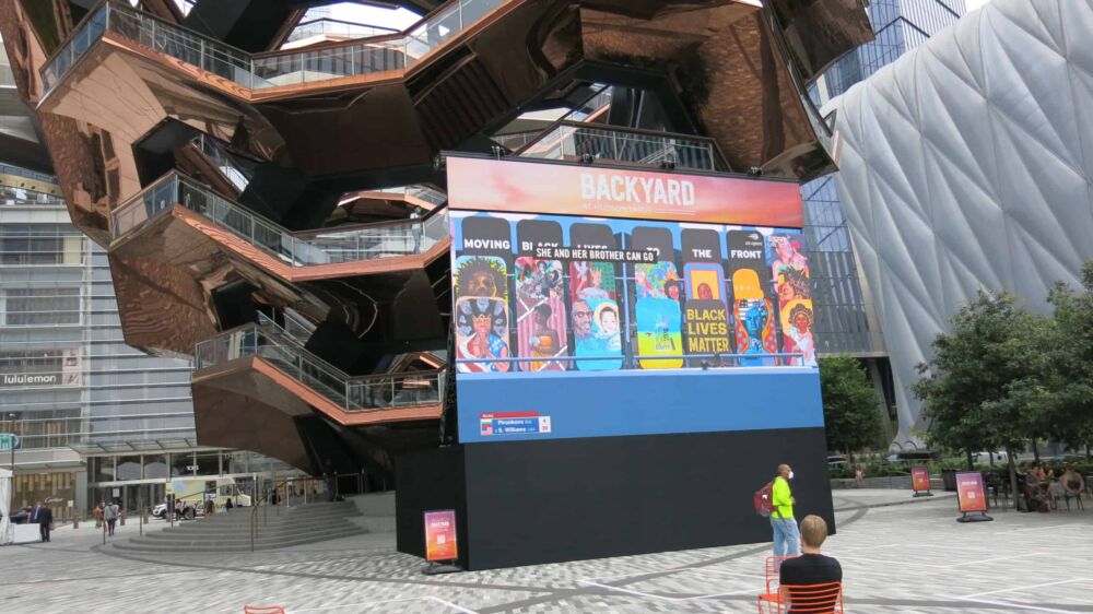 Backyard at HY 2020 – LED Big Screen Structure - McLaren Engineering Group