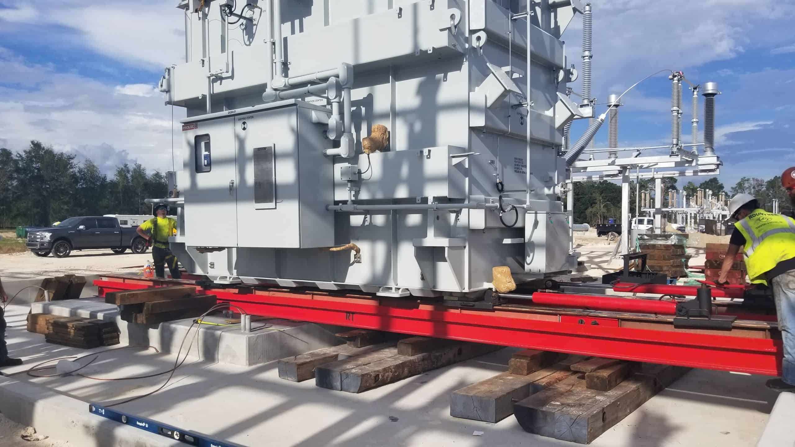 Heavy Transformer Move - McLaren Engineering Group